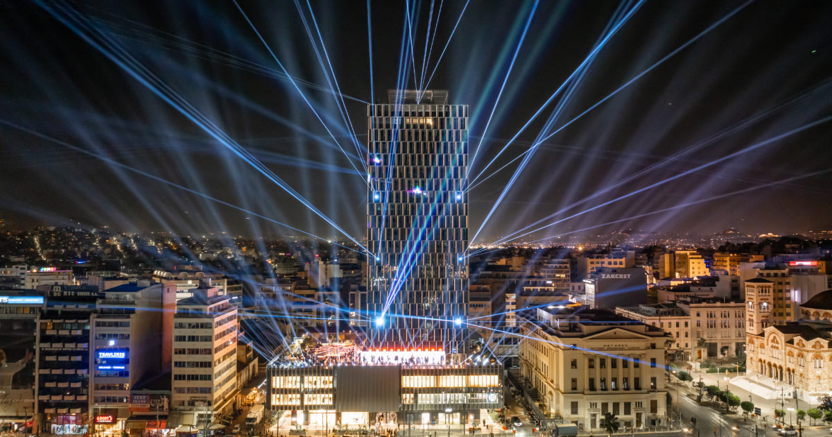 Piraeus Tower reawakens and officially opens its doors after almost ...
